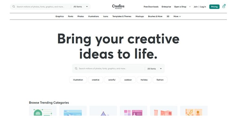 Creative Market Review: Pricing, Features, Pros And Cons