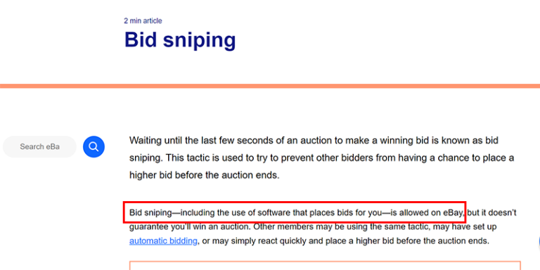 Best 7 eBay Sniping Tools To Win Auctions Automatically
